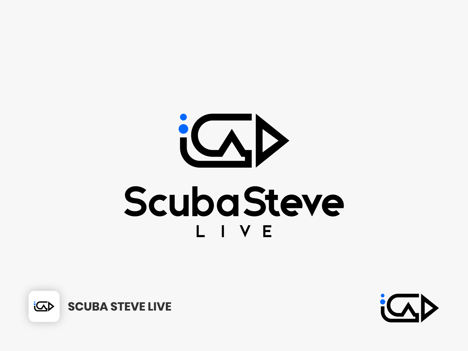 Scuba Steve Live Logo by Crusenho on Dribbble