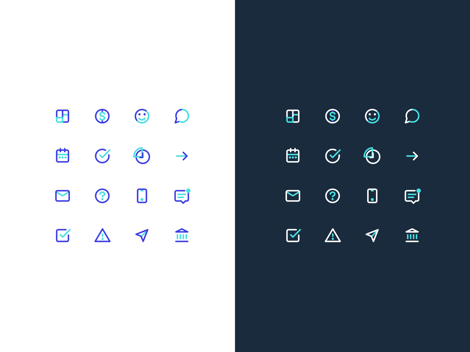 custom icon set by Annika Schneider on Dribbble