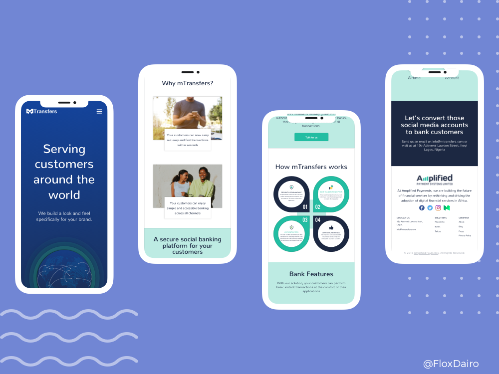 Responsive web design (mobile view) by Florence Dairo on Dribbble