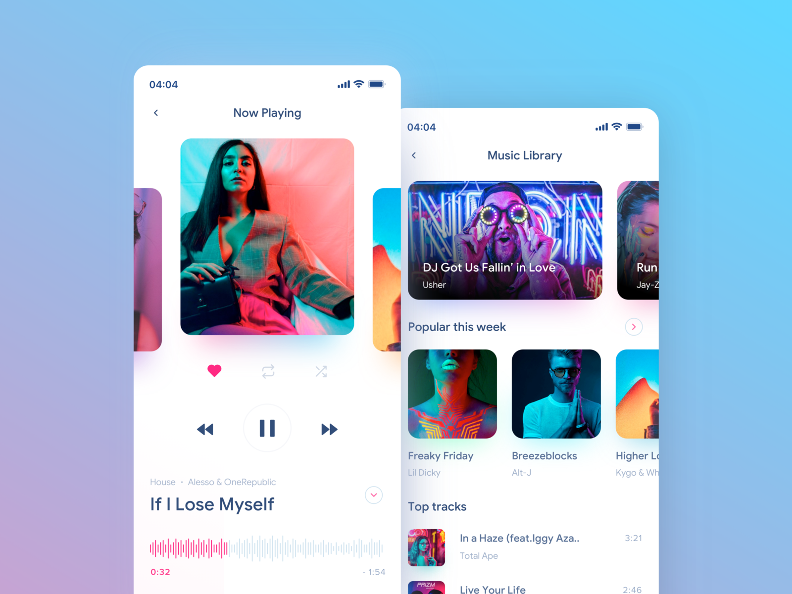 Music App Design by Stephen Gustavo D'souza on Dribbble