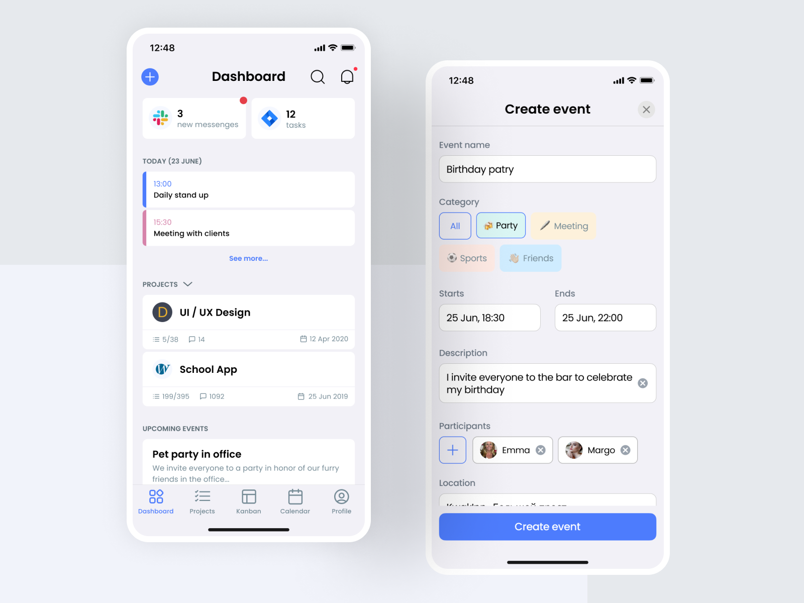 #1 Dashboard - Mobile Concept shots by Dmitry Baystryuchenko on Dribbble