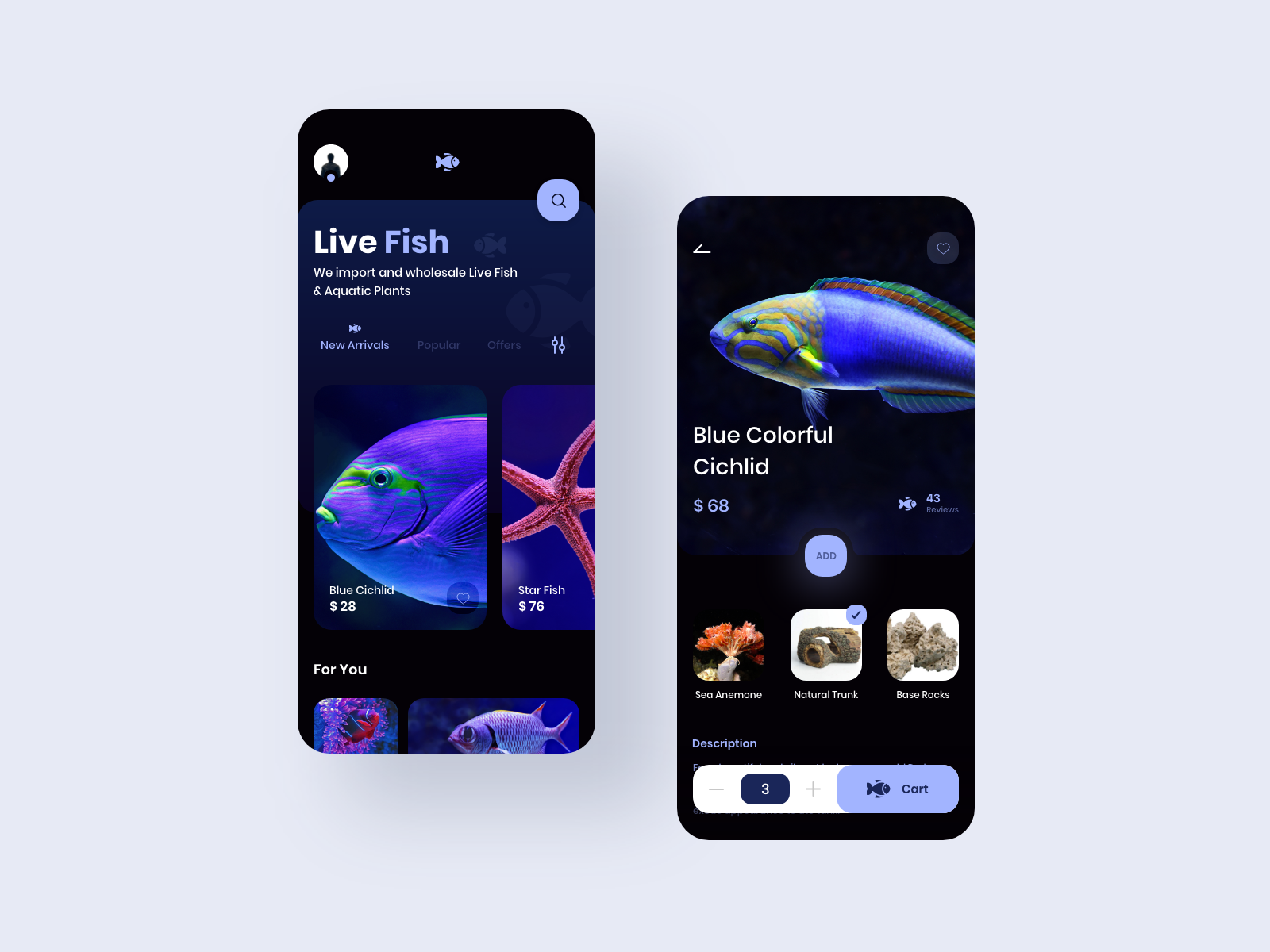 Buy Aquarium Fishes Online Ui Concept by Akhil M on Dribbble