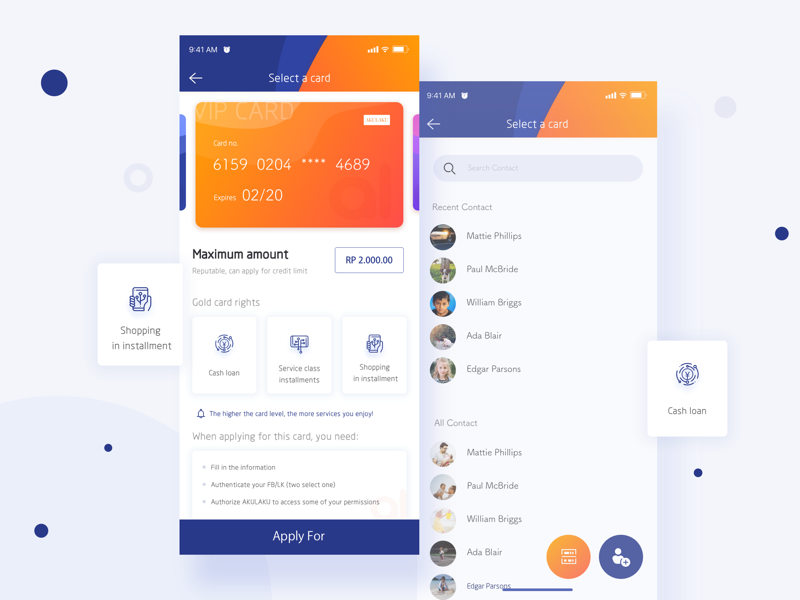 Card class page exercise by Terry Li on Dribbble
