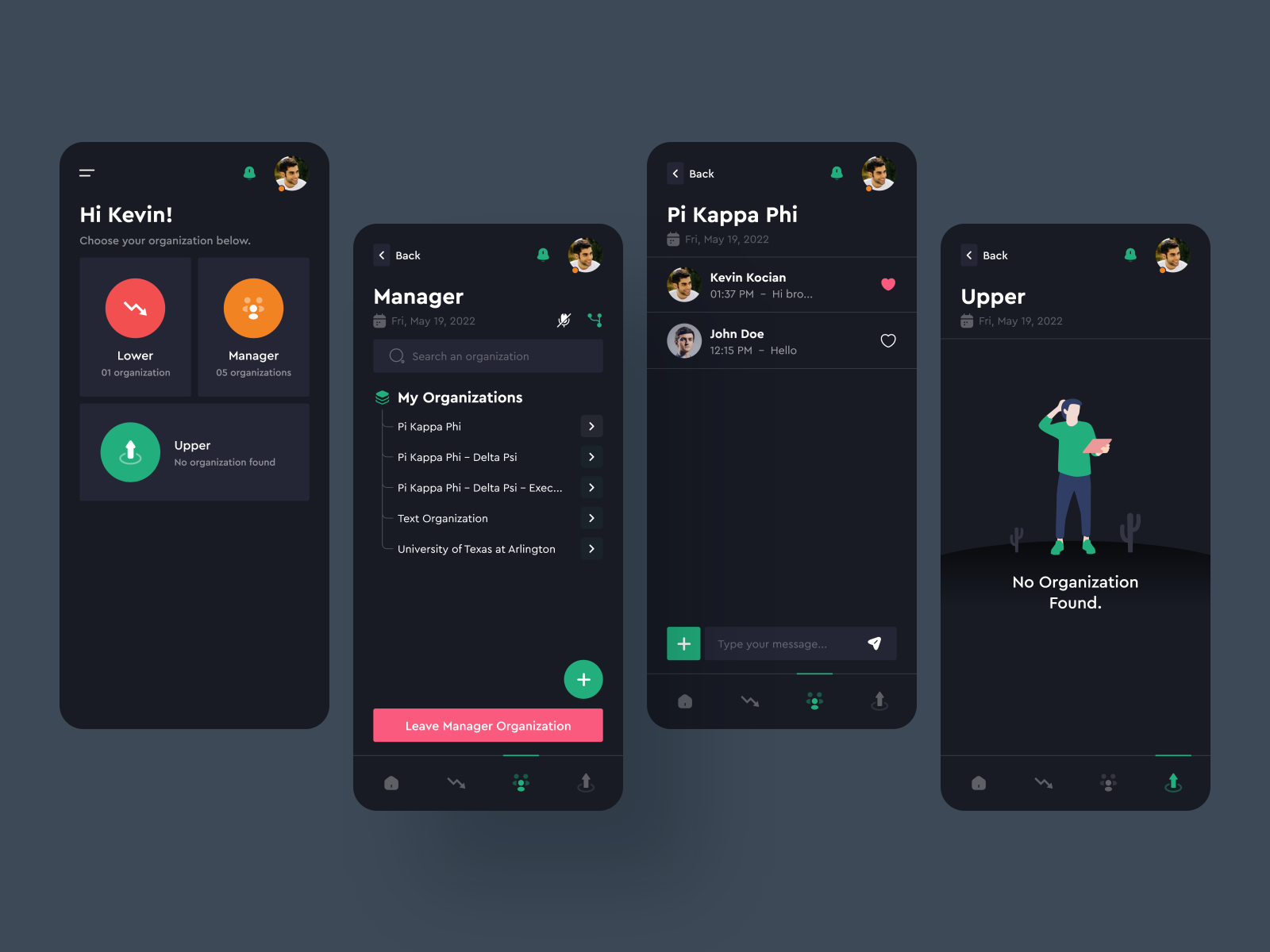 Organization Management System - Mobile APP by Zaahir Tech on Dribbble