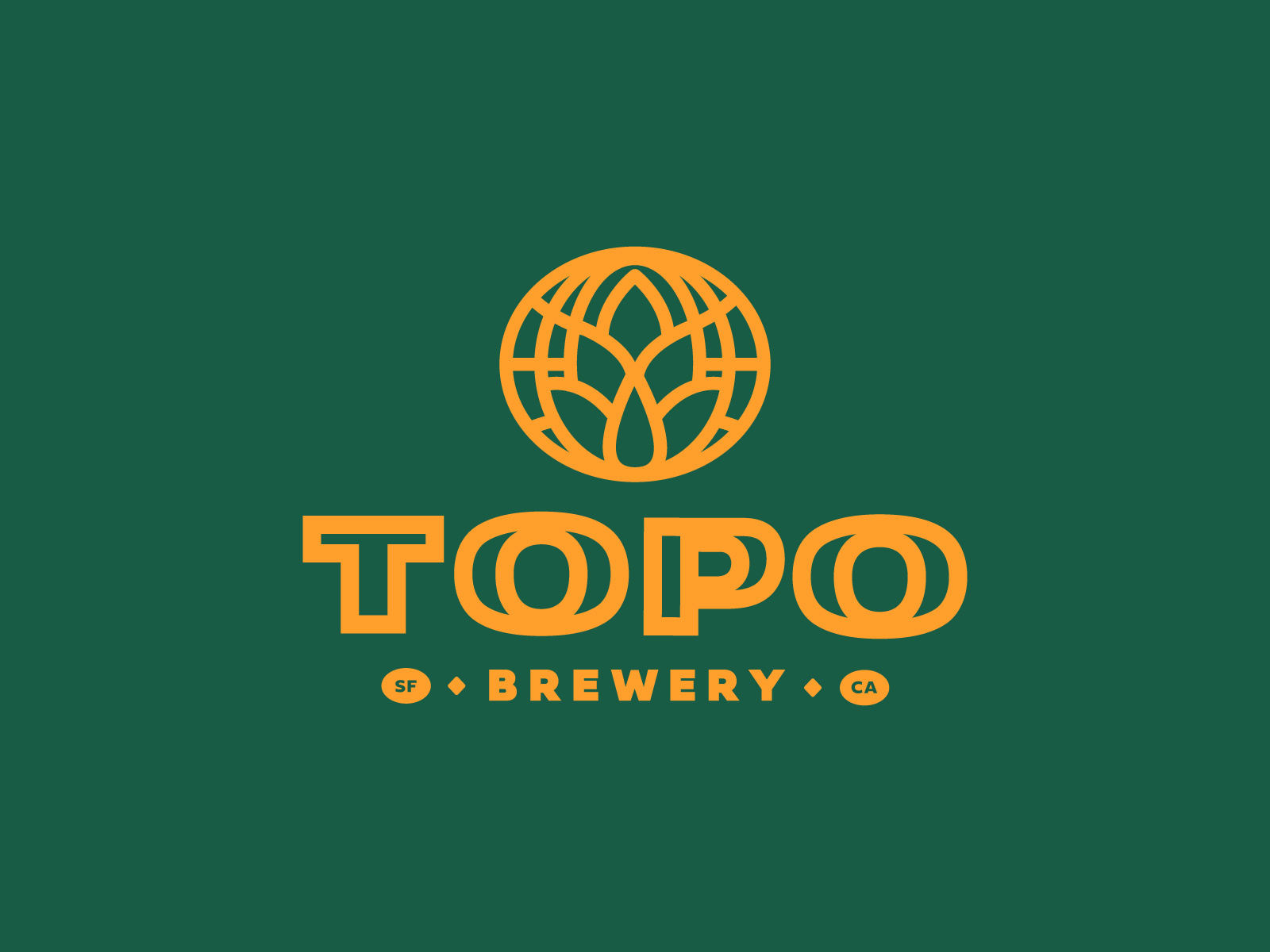 Topo Brewery Logo Concept 01 by Kyle Lane on Dribbble