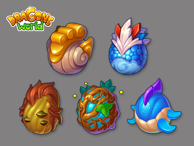 Dragons' World by Social Quantum on Dribbble