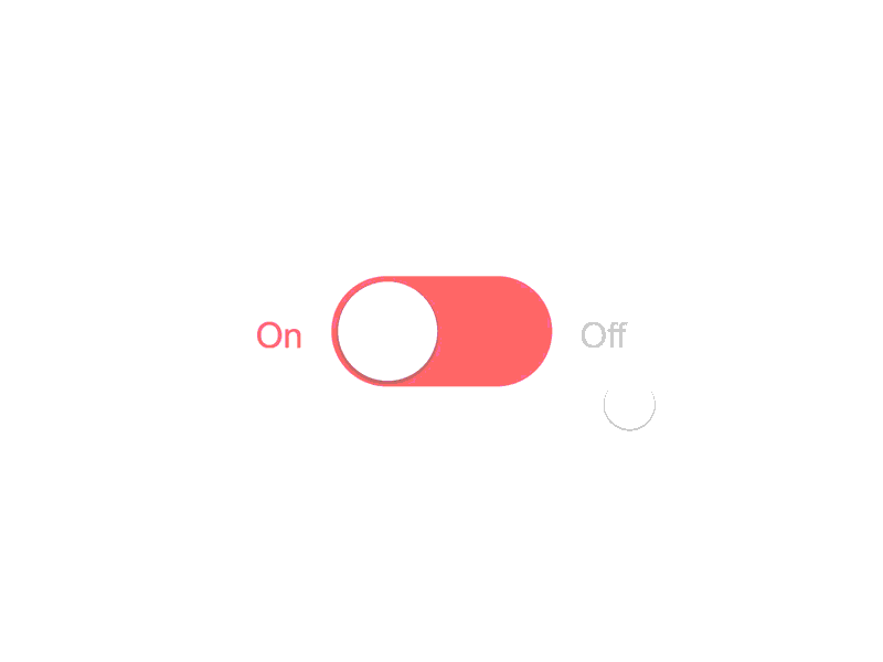 Daily UI 015 - On/OffSwitch by ryosuke fujiki on Dribbble