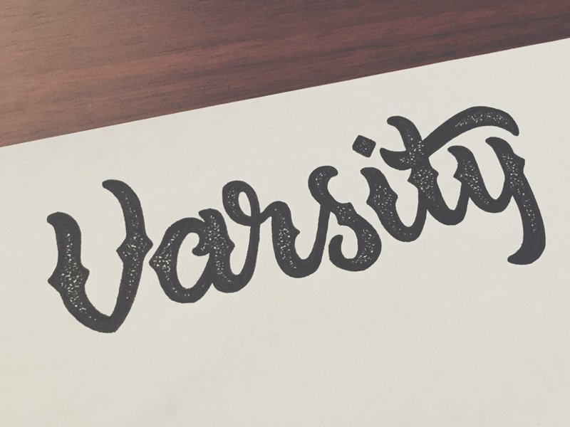 Varsity by scott smoker on Dribbble