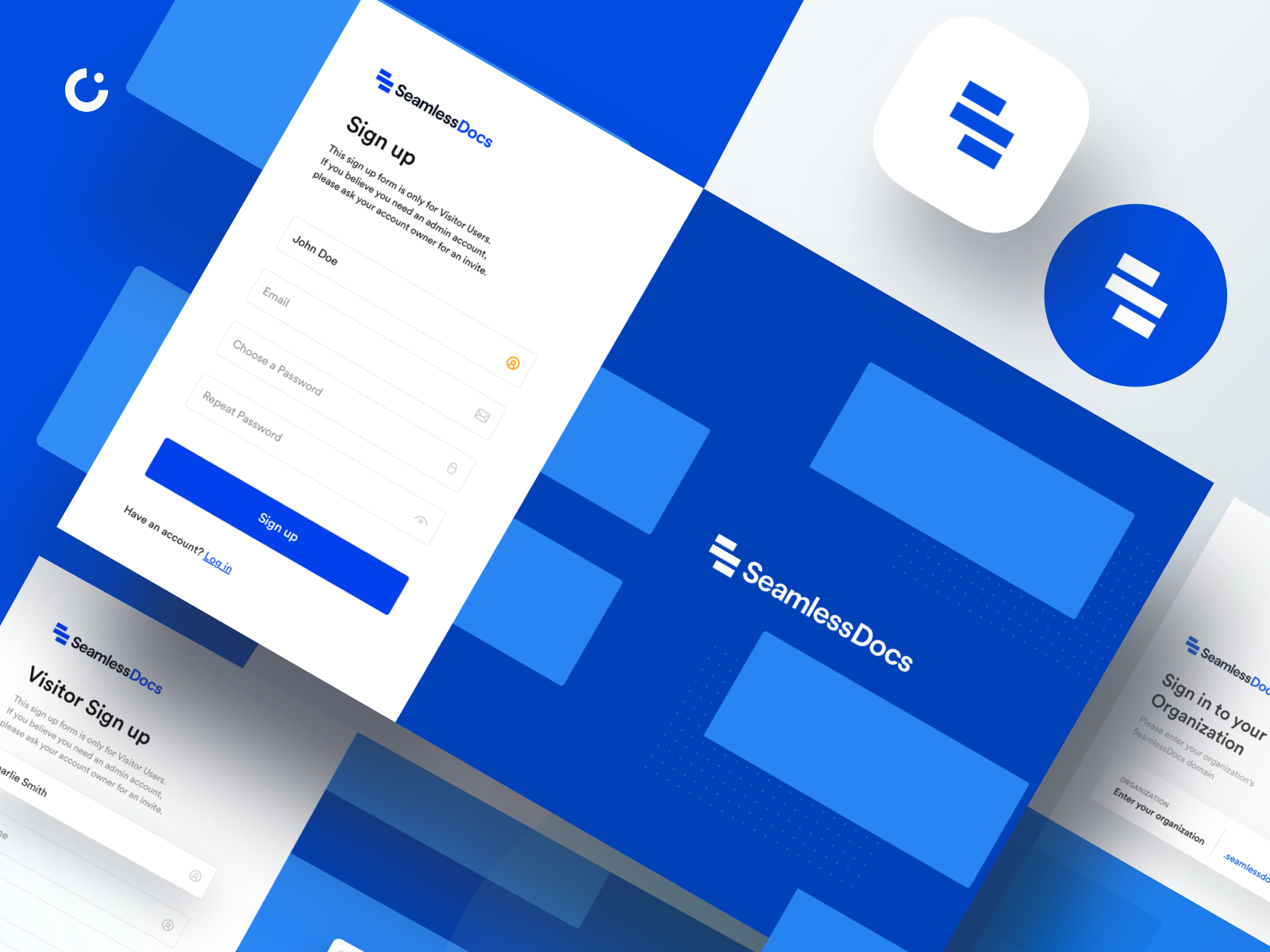 Full Onboarding Flow - SeamlessDocs by Alex Banaga on Dribbble