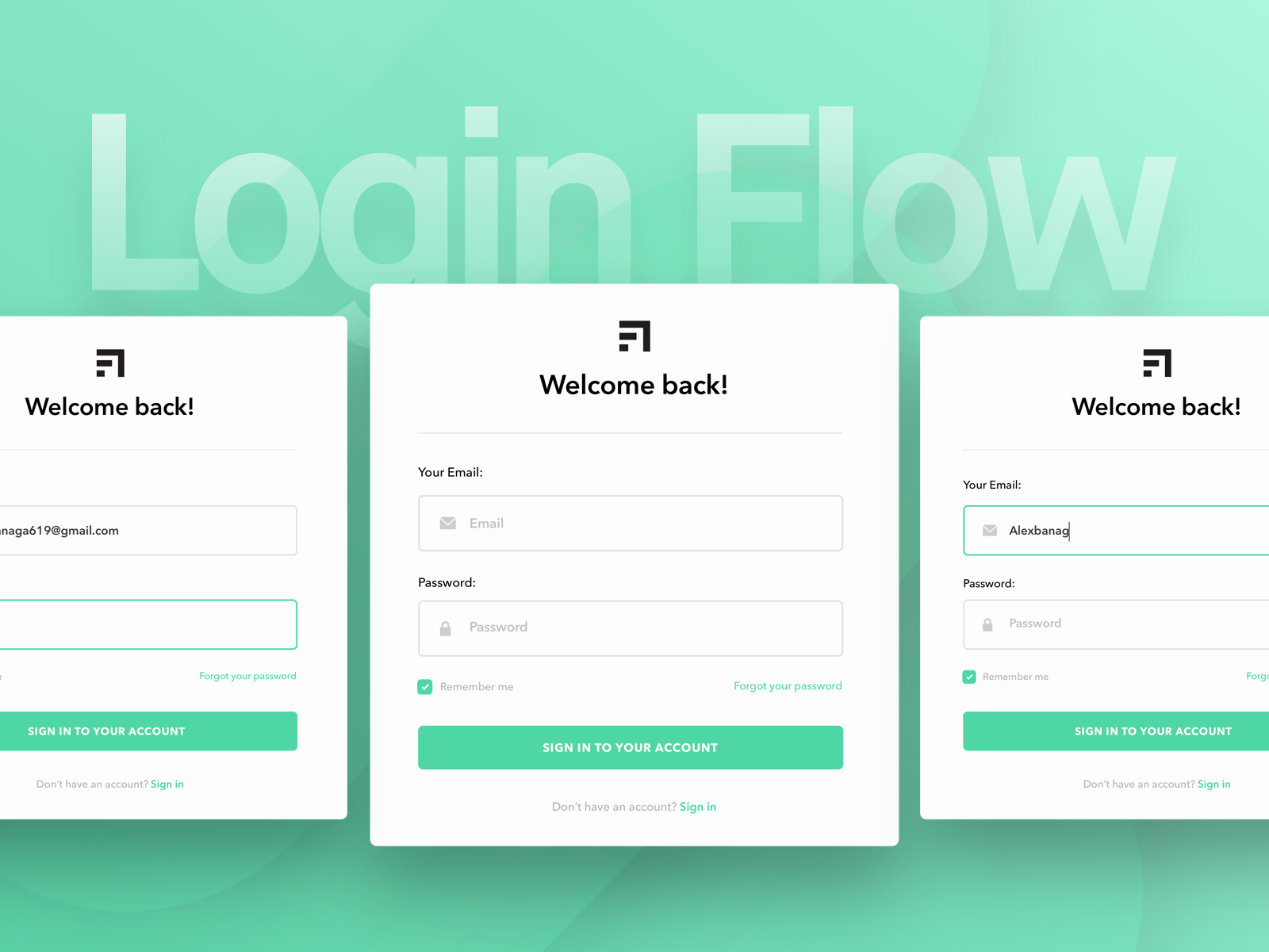 Ledger Login Flow Preview by Alex Banaga on Dribbble