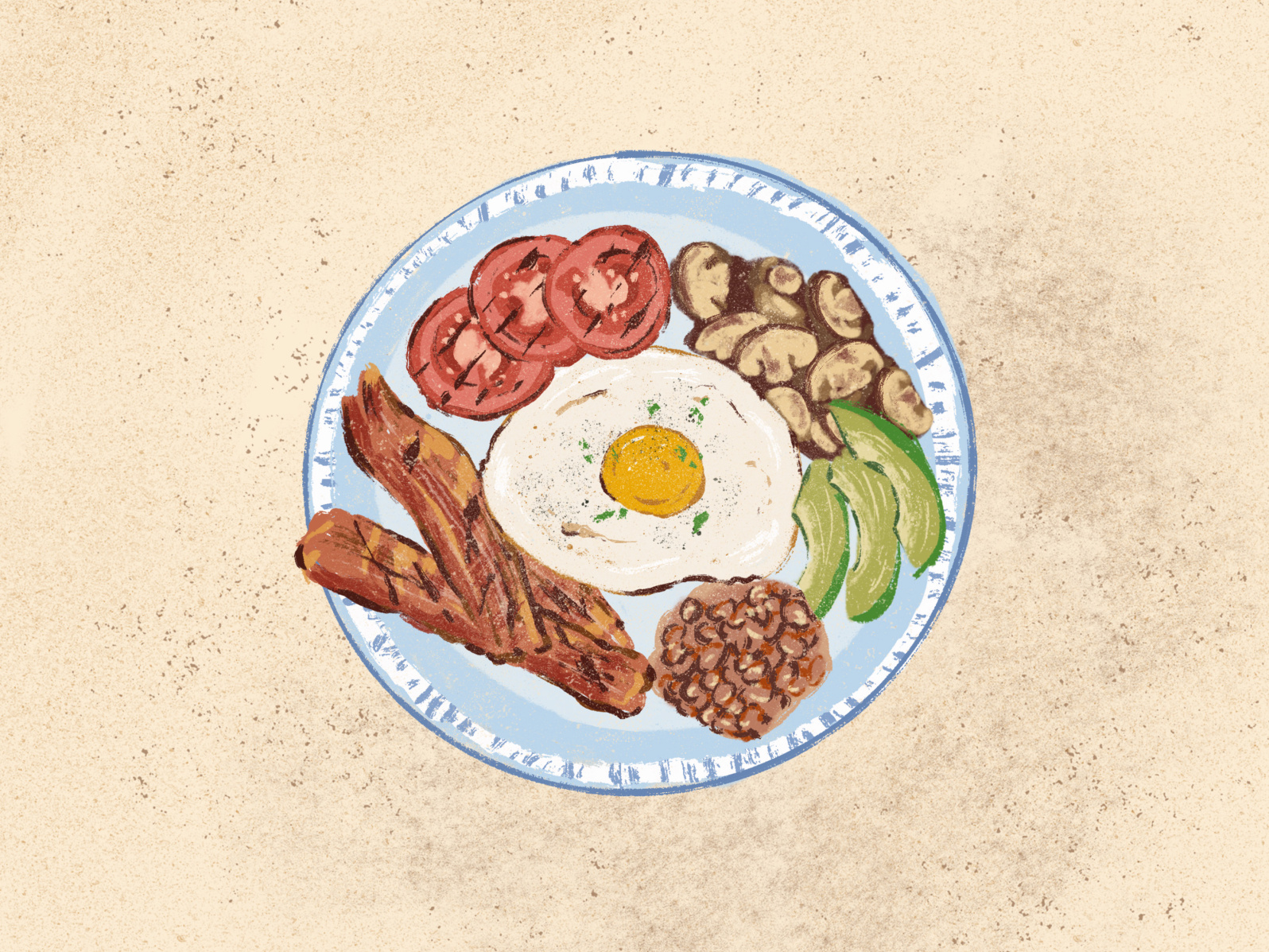 English Breakfast by Meliana Sari Dewi on Dribbble