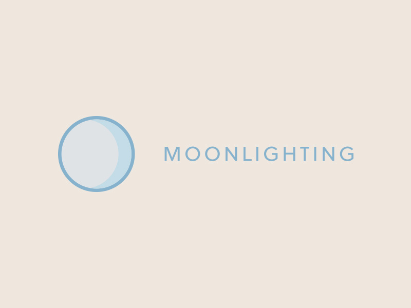 Moonlighting Logo