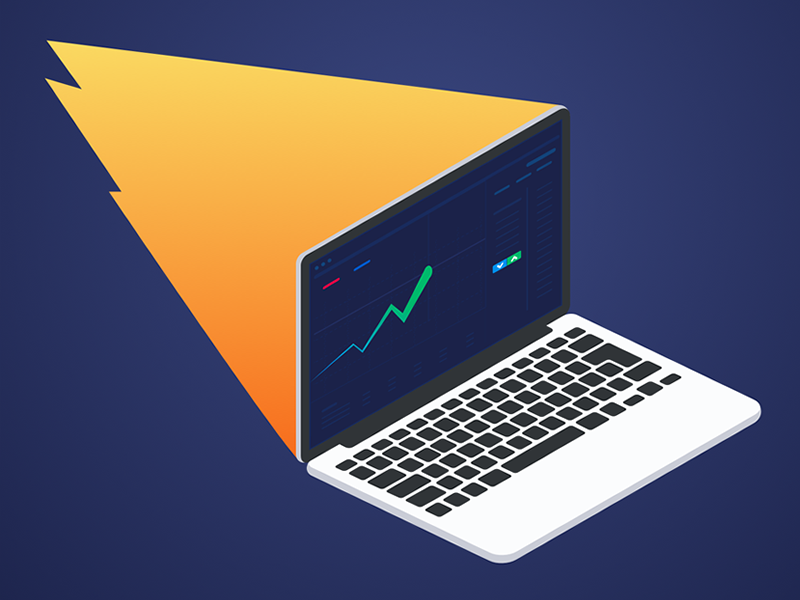 Fast Laptop by Sokovikov on Dribbble