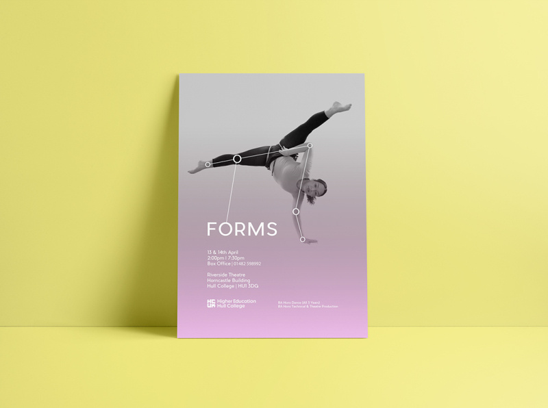 Forms Dance Poster by Liam Heath on Dribbble