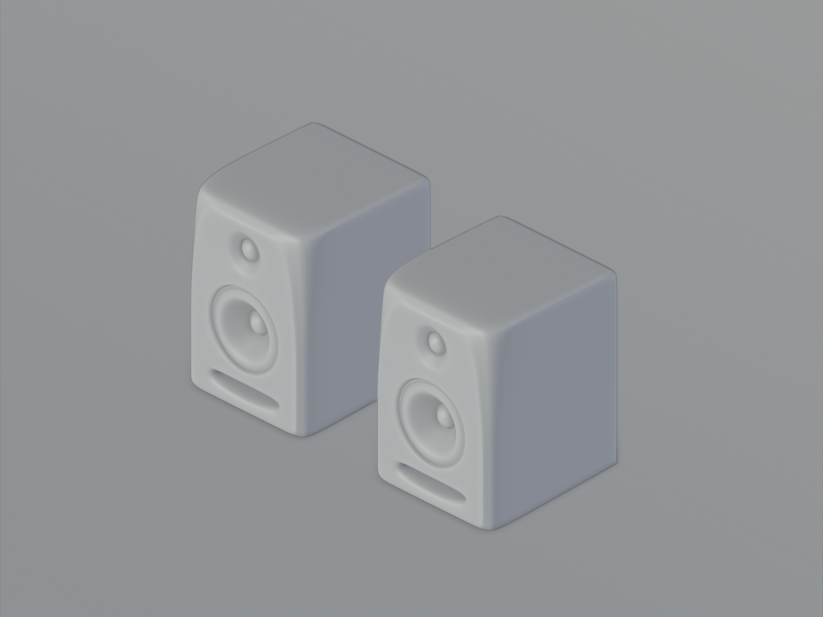 Studio Monitors in 3d by Ravinder Nain on Dribbble