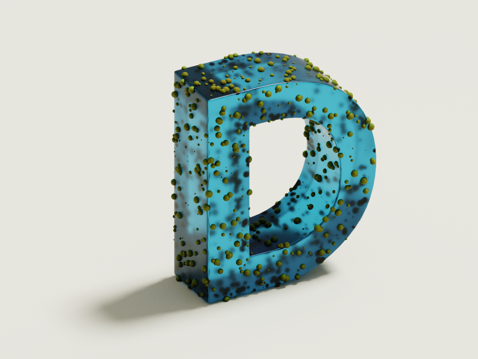 36 days of type - D by Ravinder Nain on Dribbble