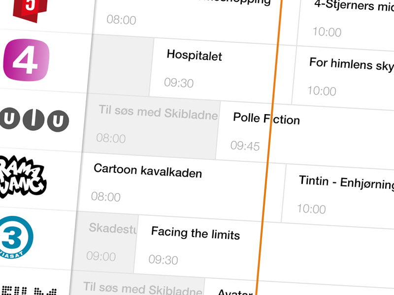 TV-Guide by Martin Fabricius on Dribbble