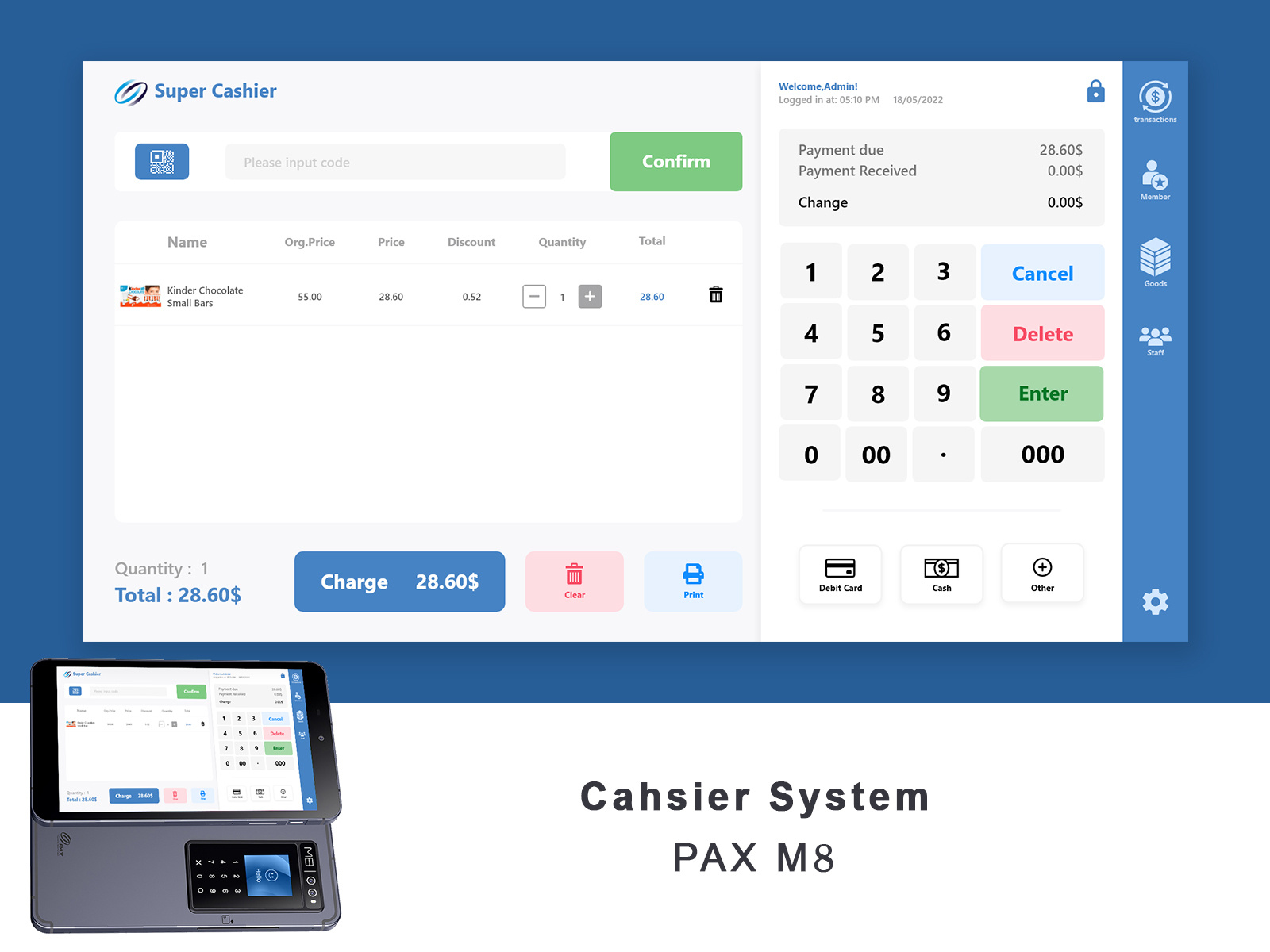 Cashier System by مُصْطَفَىٰ on Dribbble