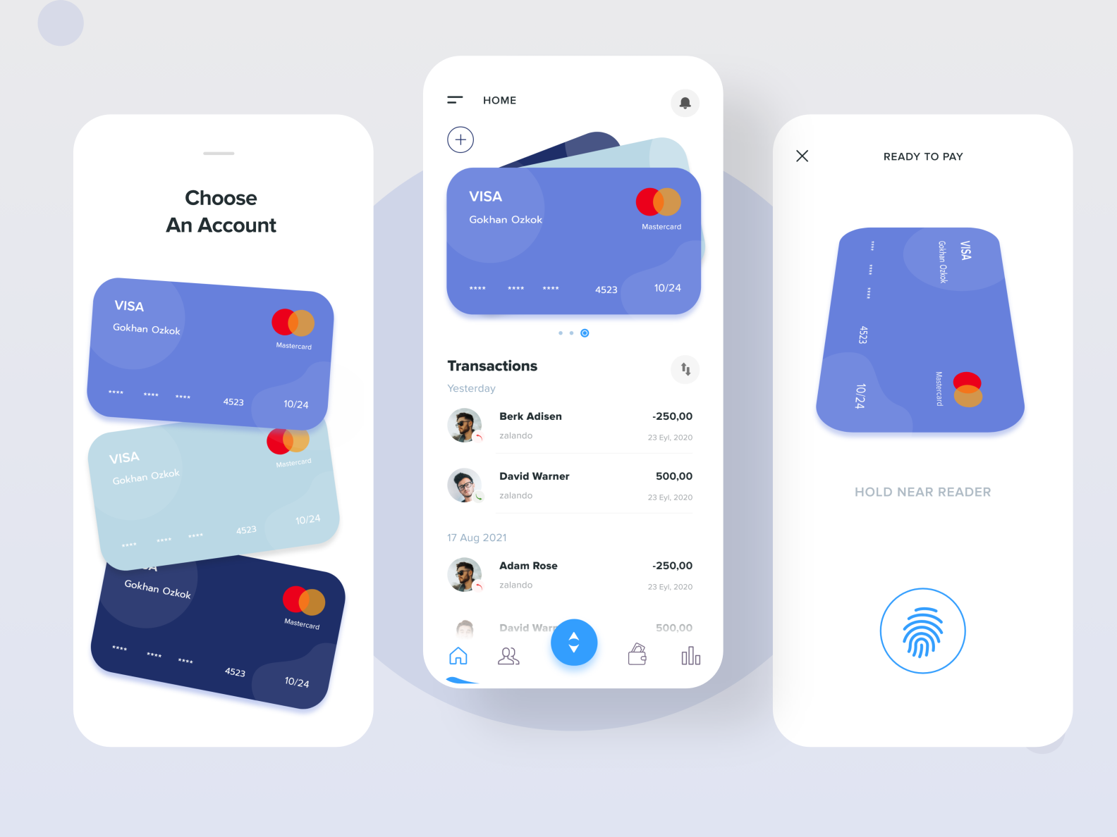 Credit Card App by Dinesh Danny on Dribbble