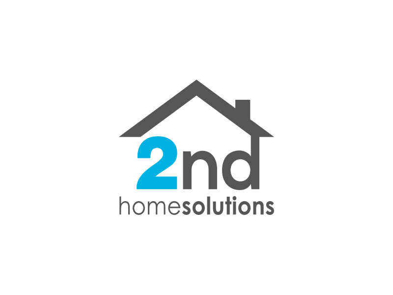 Logo Second Home Solutions by Calico Design on Dribbble