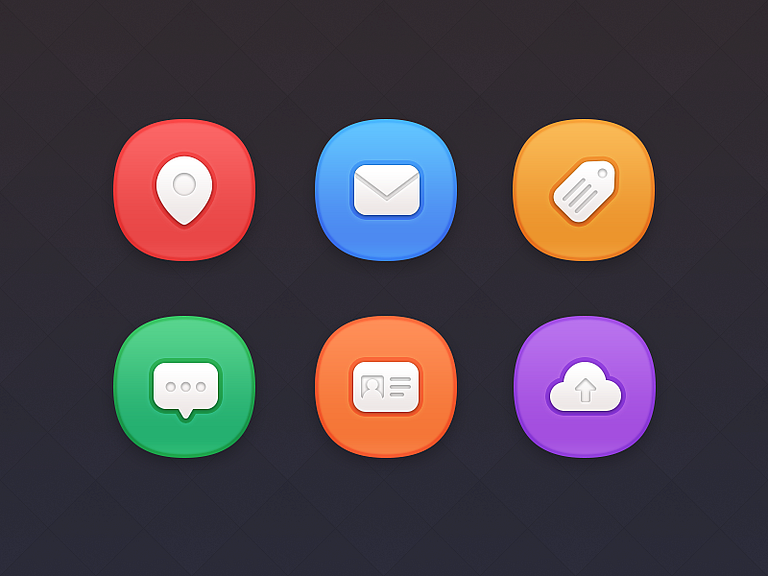 Message Icons by AJ on Dribbble