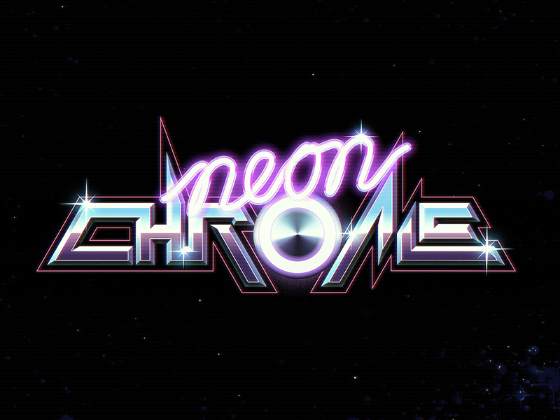 Neon Chrome by David Kozma on Dribbble