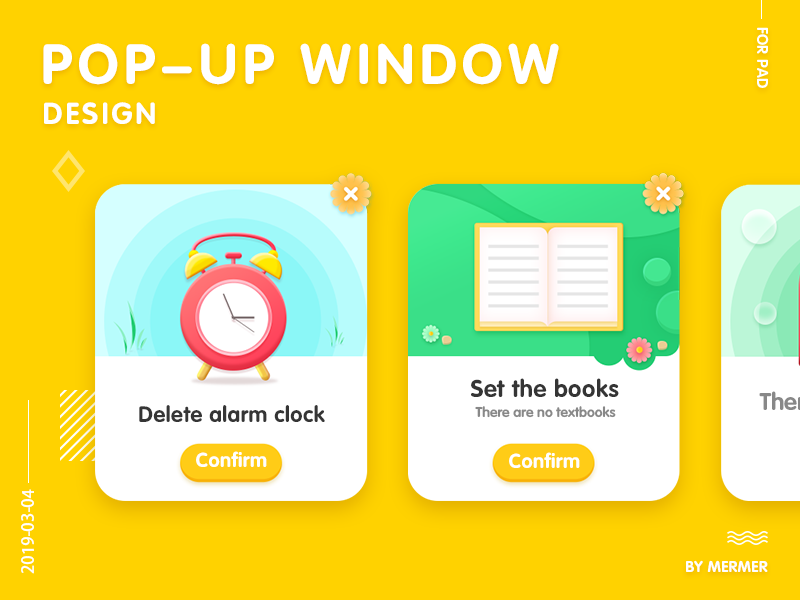 Popup window design | Optimist Hunter
