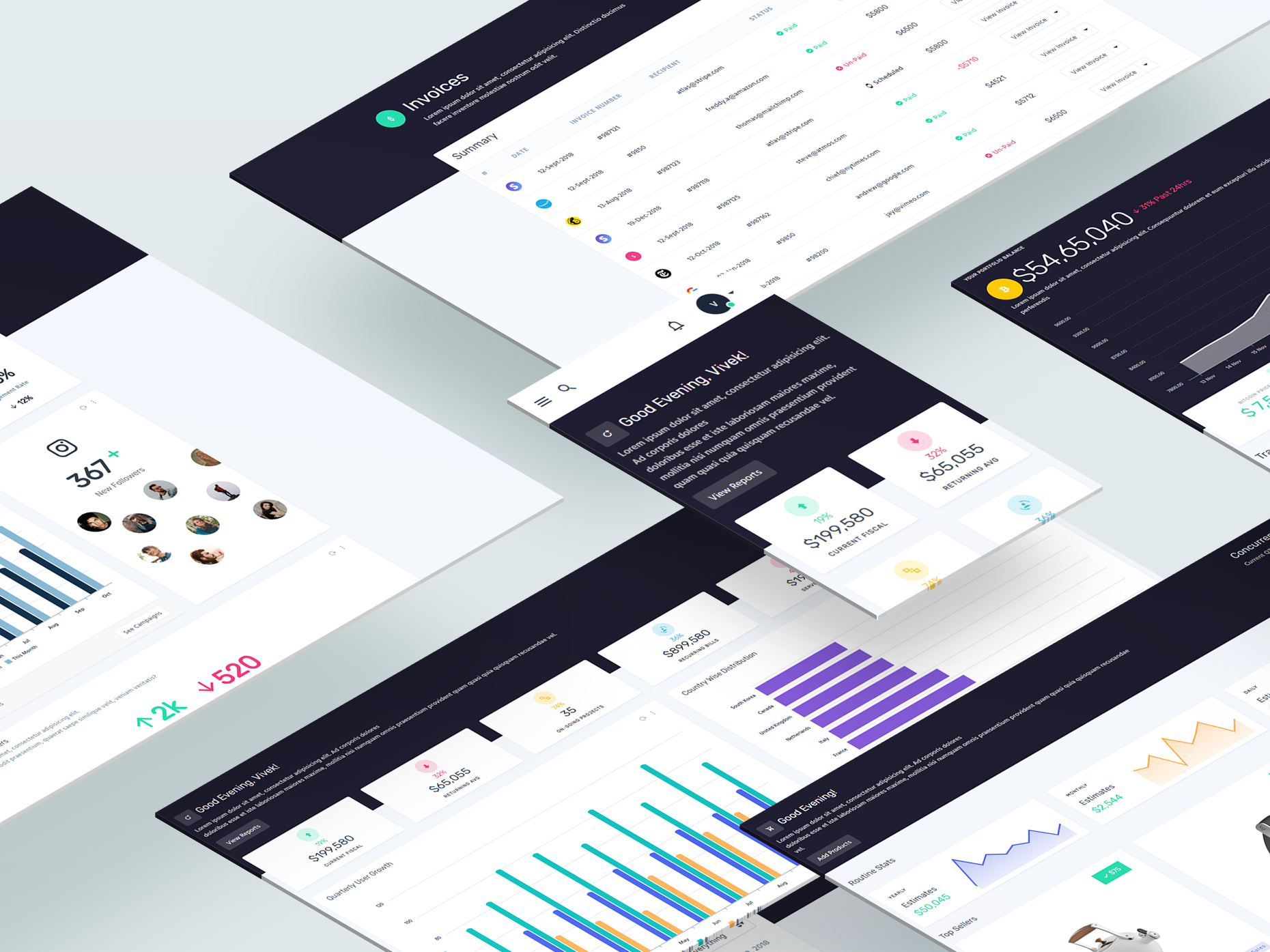 Atmos Admin Panel- Bootstrap 4 Based Admin Panel
