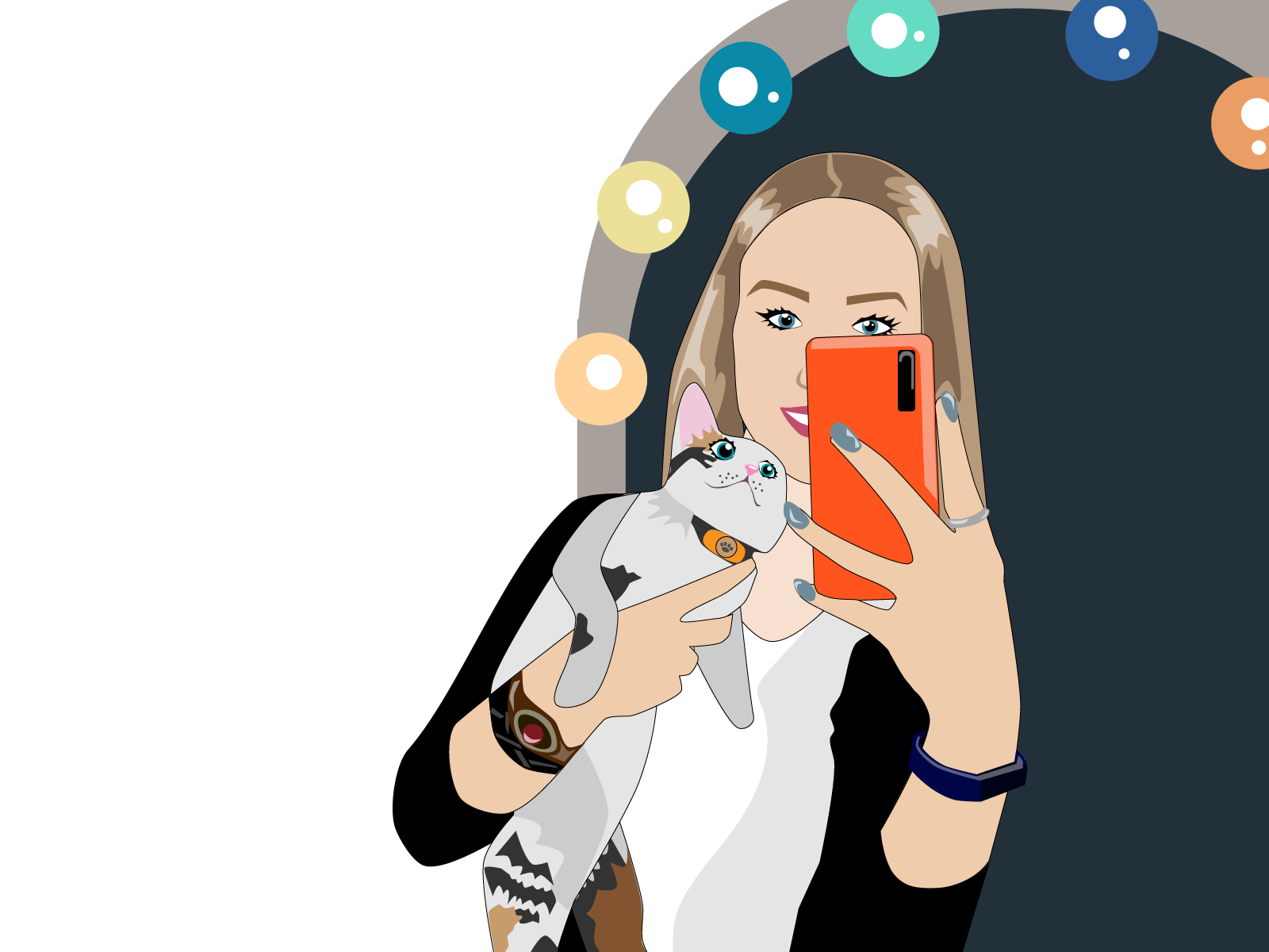 Cat power by Kristīne on Dribbble