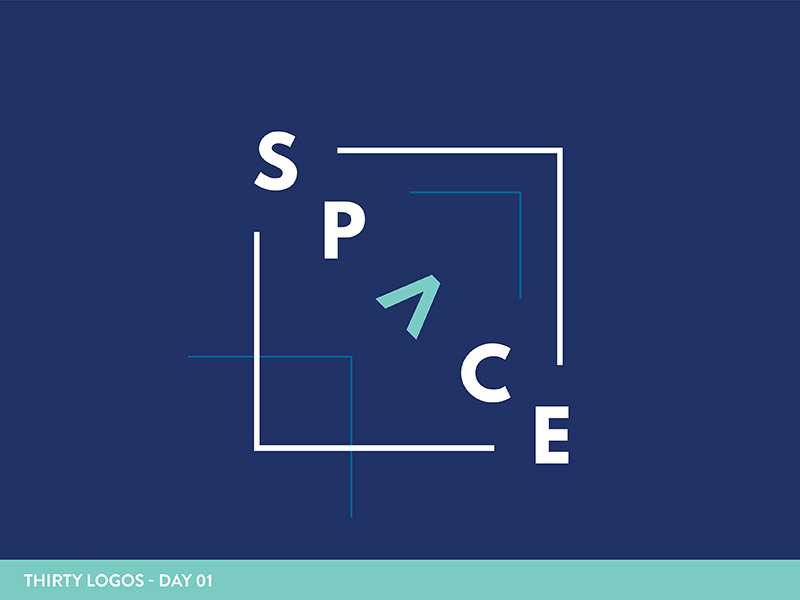 Space Logo [Thirty Logos Day 01] by Sandy Ngo on Dribbble