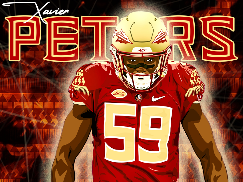 Xavier Peters Illustration by Matthew Forrest on Dribbble