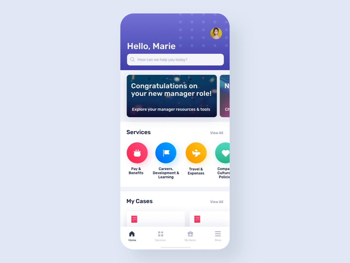 Human Resources App by Jeff Lloyd for NewRocket on Dribbble