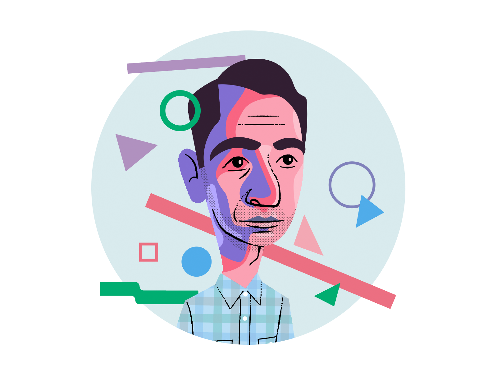 Portraits (it me) by Patrick Mahoney on Dribbble