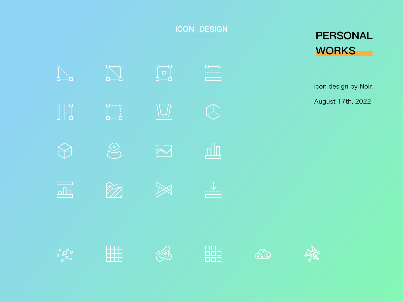 Map legend type icons by Lycorisradiata诺 on Dribbble