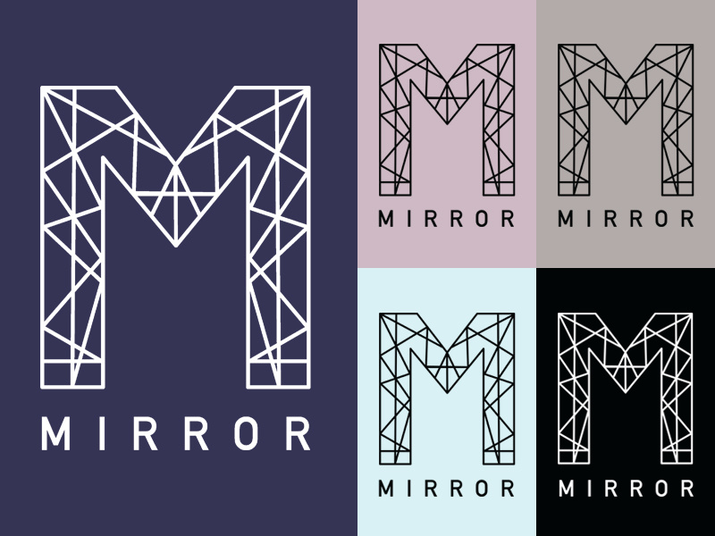 Mirror Logo by Shirien Damra on Dribbble