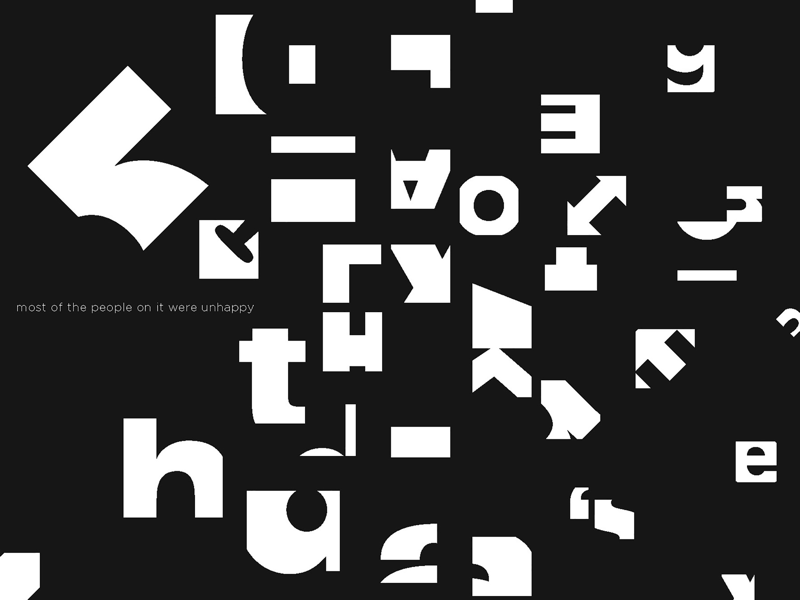 Typography experiment by Charlie Francis on Dribbble