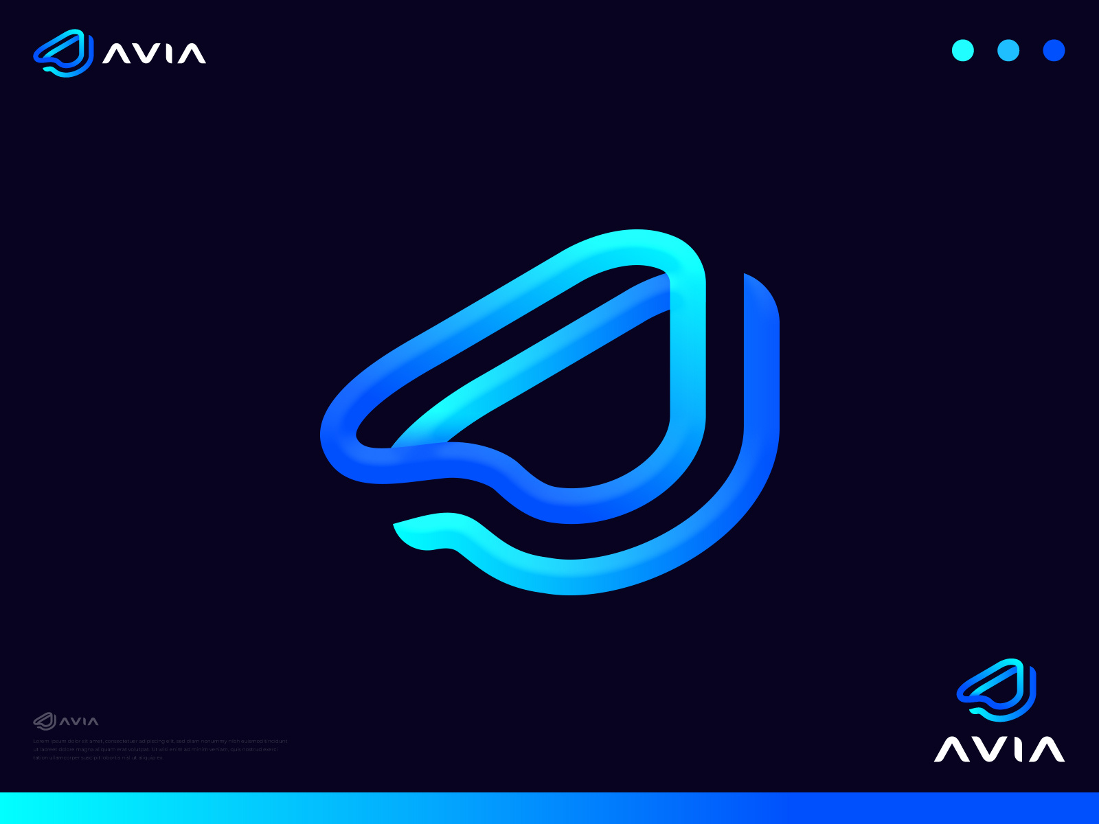 AVIA Logo Design | Logomark by Zybs Graphics on Dribbble