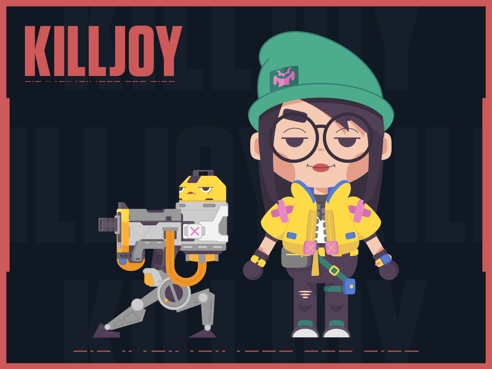 Valorant Character Chibi - Killjoy by nmthuthu on Dribbble