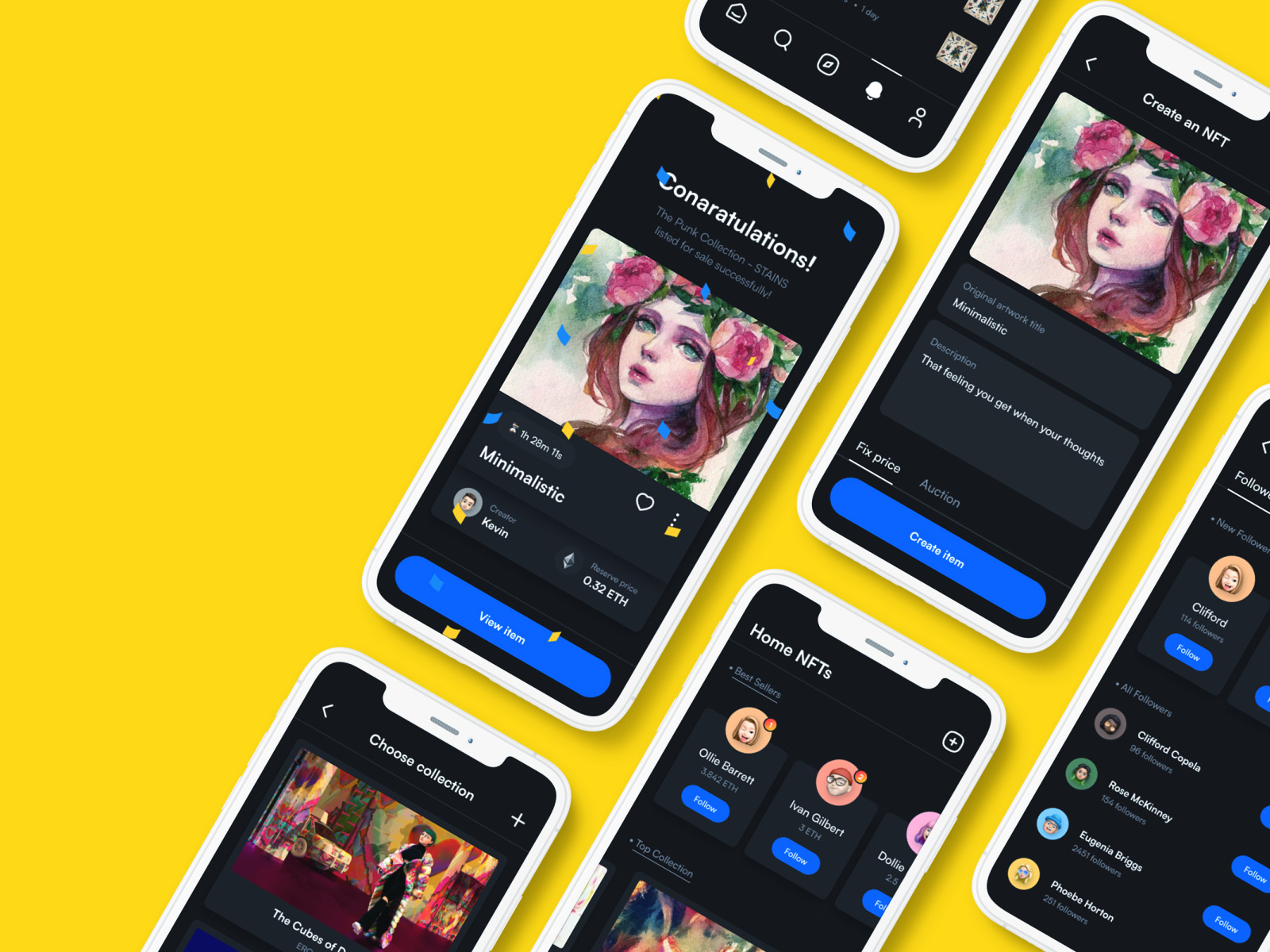 NFT Web UI by Star Wolfy on Dribbble