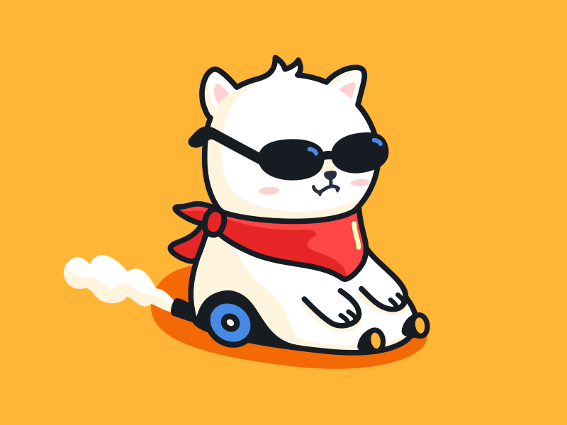 cat car by 𝙈𝙞𝙧𝙤𝘾𝙖𝙩 on Dribbble