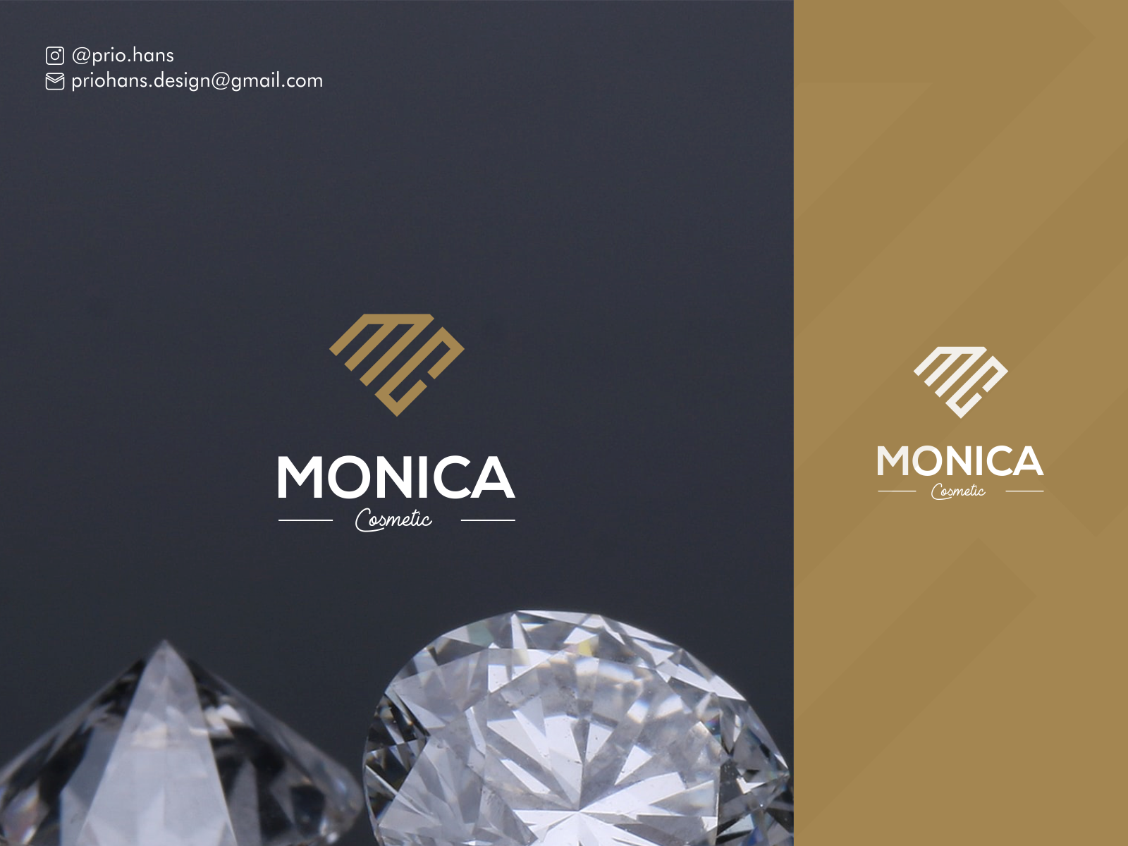 Monica Cosmetic Logo by Prio Hans on Dribbble