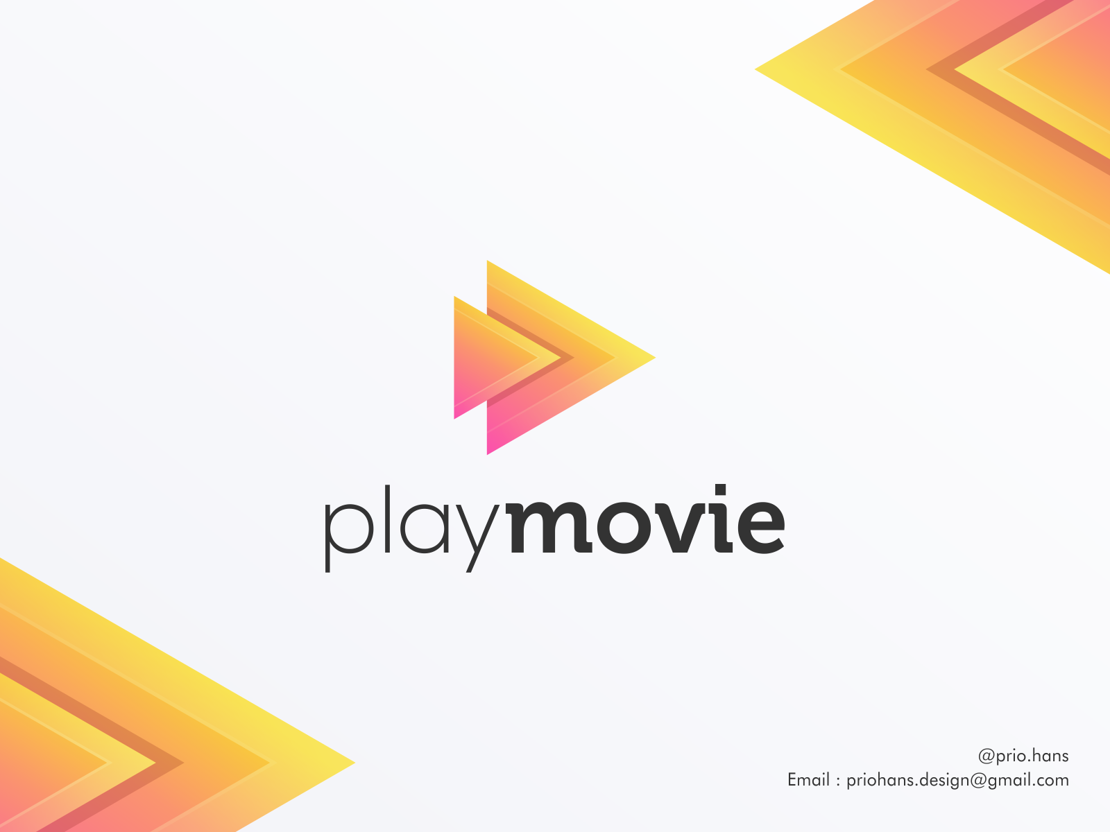 Play Movie Logo by Prio Hans on Dribbble