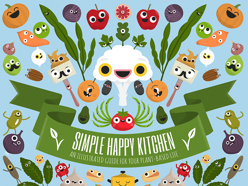 Simple Happy Kitchen book by Miki Mottes on Dribbble