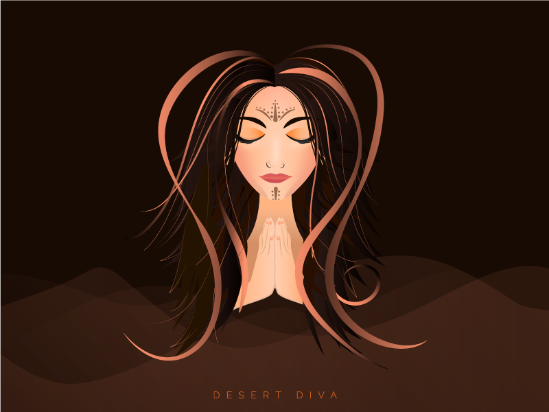 Desert Diva Illustration by Mohsin Ali on Dribbble