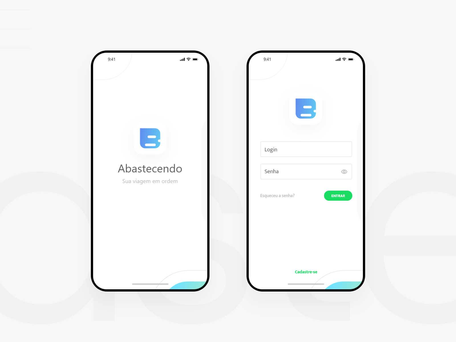 Clear Color Login Mobile by william matos on Dribbble