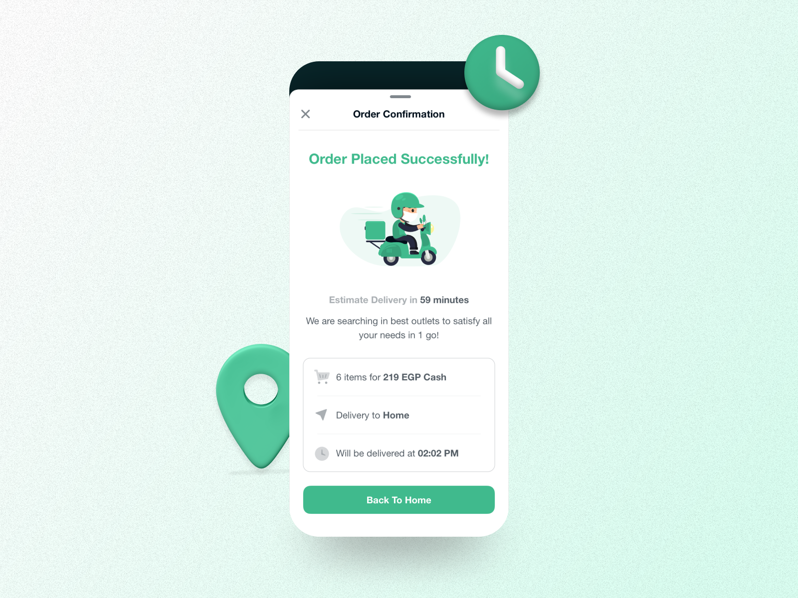 Order Confirmation - Digital Pharmacy App by Khalifa on Dribbble