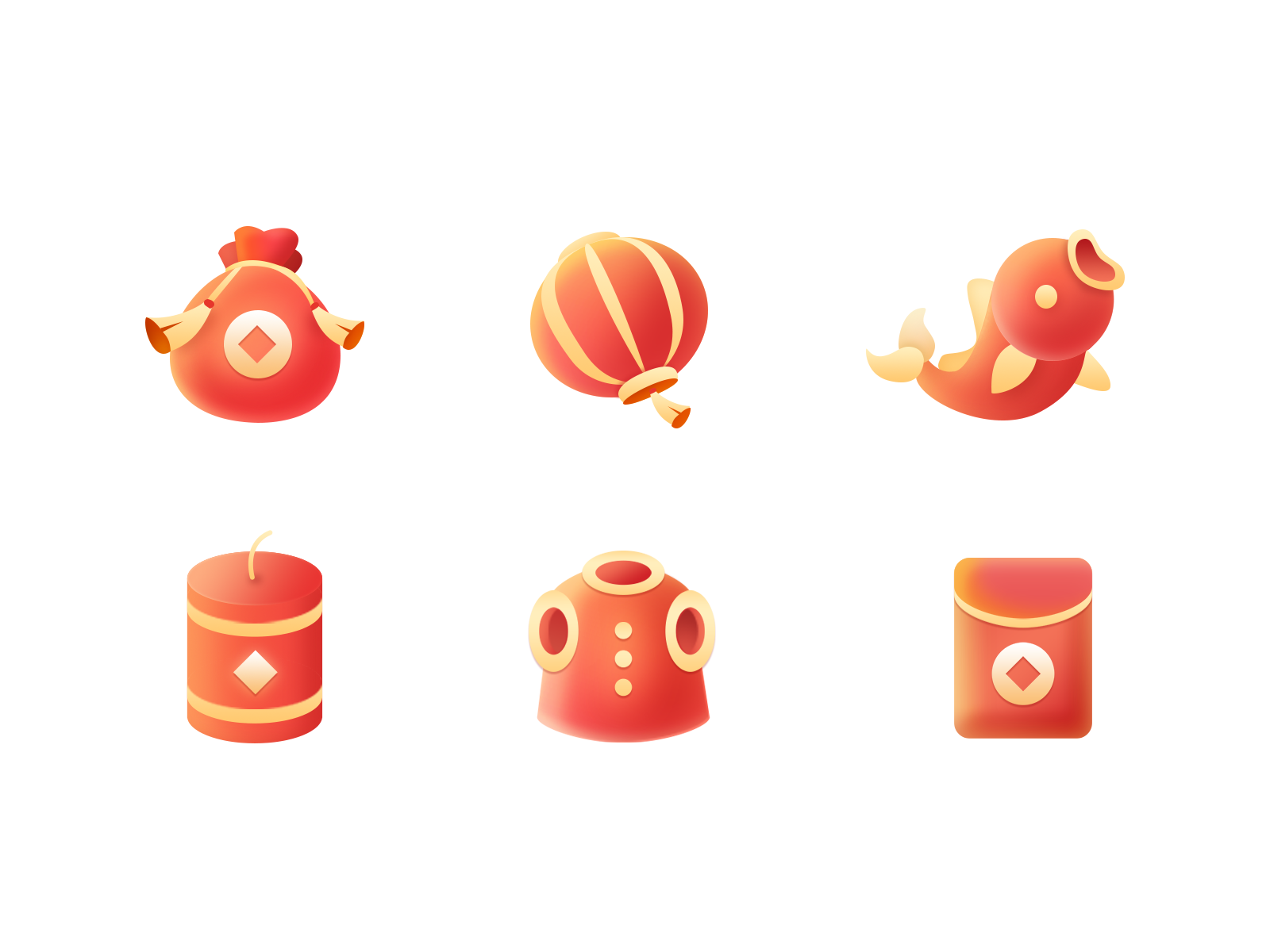 2020 Spring Festival icon design by seal on Dribbble