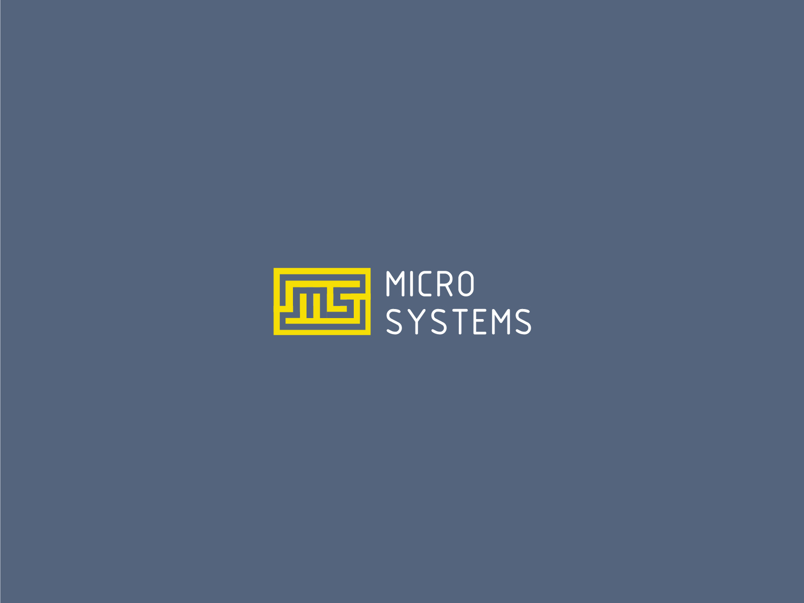MicroSystems Logo by Dmytro Zhernovoi on Dribbble