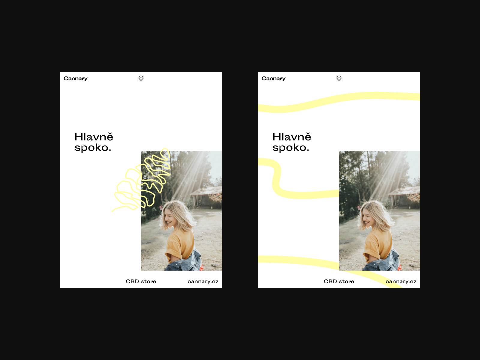 Cannary branding — Poster ad 2 by Martin Ludvik on Dribbble