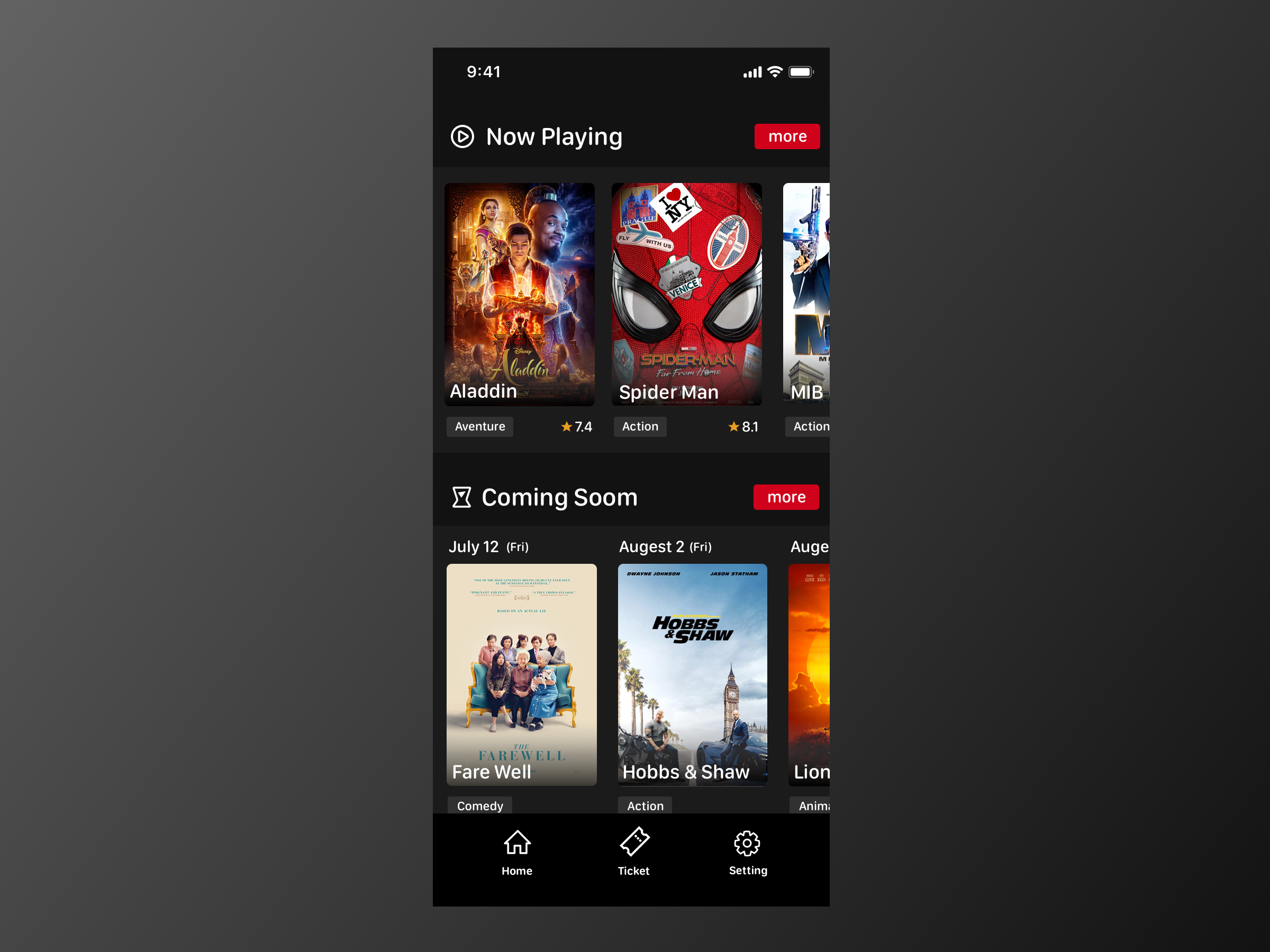 MovieBrowsing by cookiezby on Dribbble